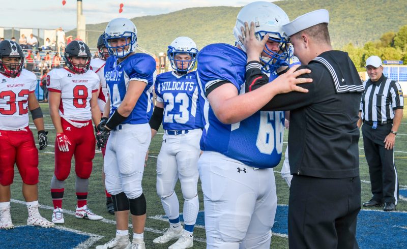 CM football player gets surprise as big brother shows up at game | News ...